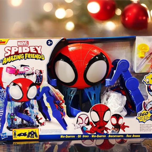 Marvel | Toys | Marvel Spidey Amazing Friends Webquarters Playset Red ...